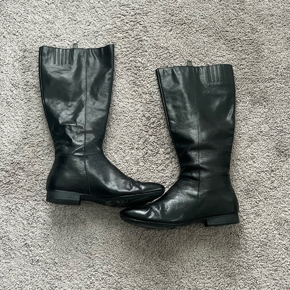 Born | Shoes | Born Black Leather Riding Boots | Poshmark